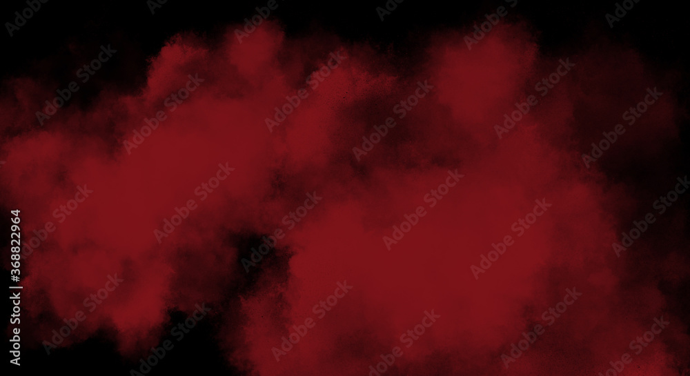 Poster Maroon Fog or smoke color isolated background for effect, text ...
