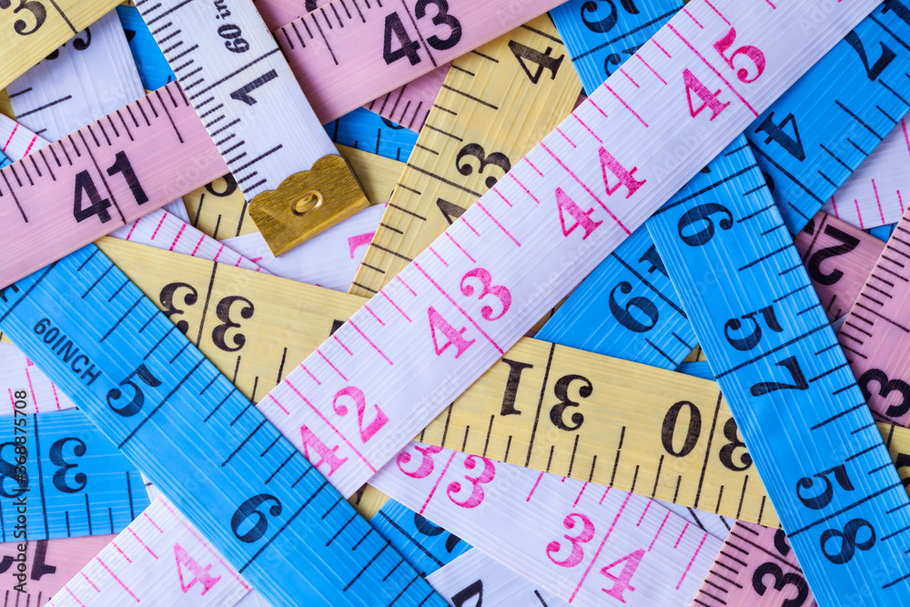 Measuring Tape Background. Stock Photo | Adobe Stock