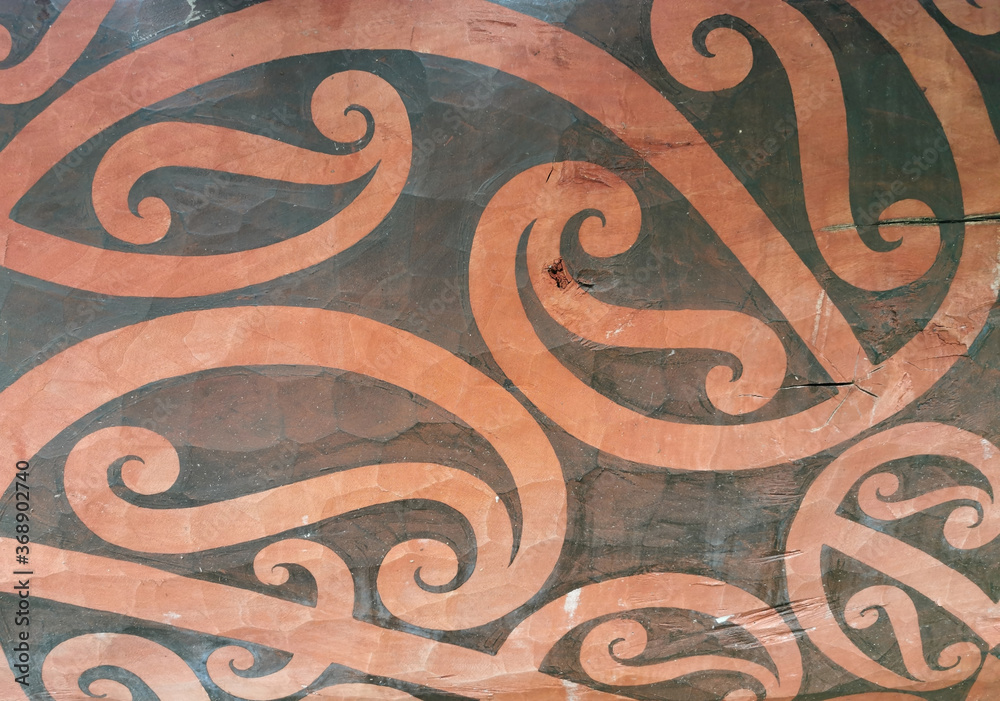 Maori carving Stock Photo | Adobe Stock