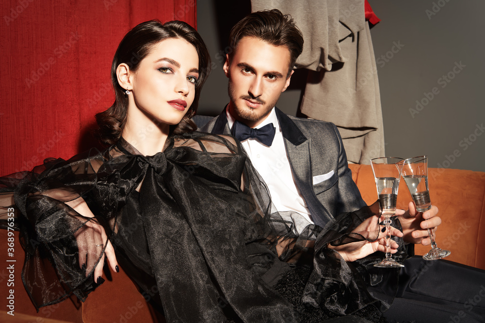 glamorous people together Stock Photo | Adobe Stock