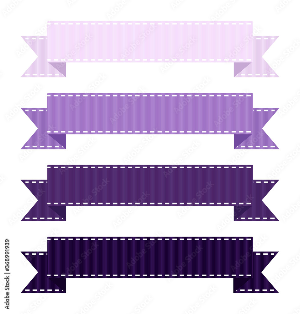 Ribbon tape . Multi colour ribbon tape vector. Grosgrain ribbon vector ...