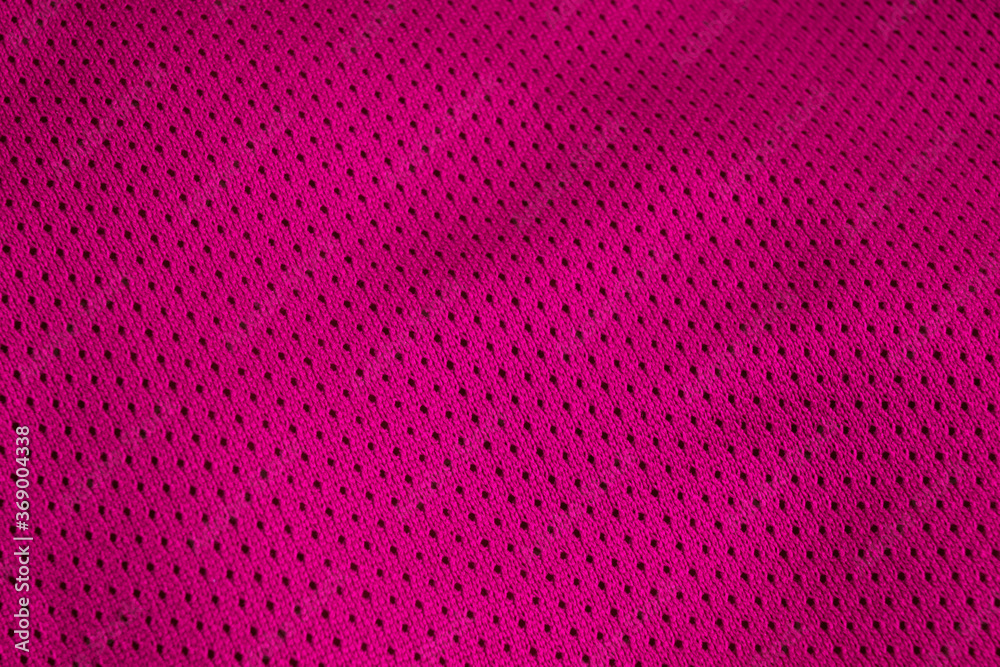 Macro shot pink cotton fabric texture with waves. Linen natural canvas ...