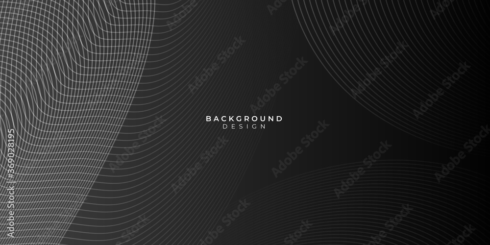 Modern black abstract presentation background. Vector illustration ...