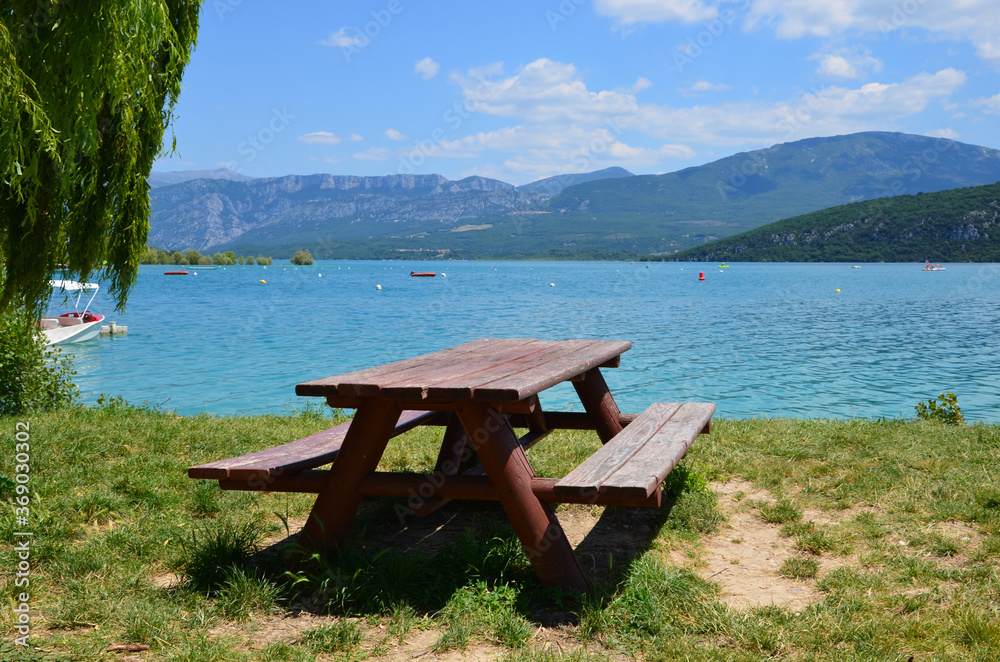 Lac de Sainte-Croix (Lake Sainte Croix) in Provence-Alpes-Côte d'Azur ...