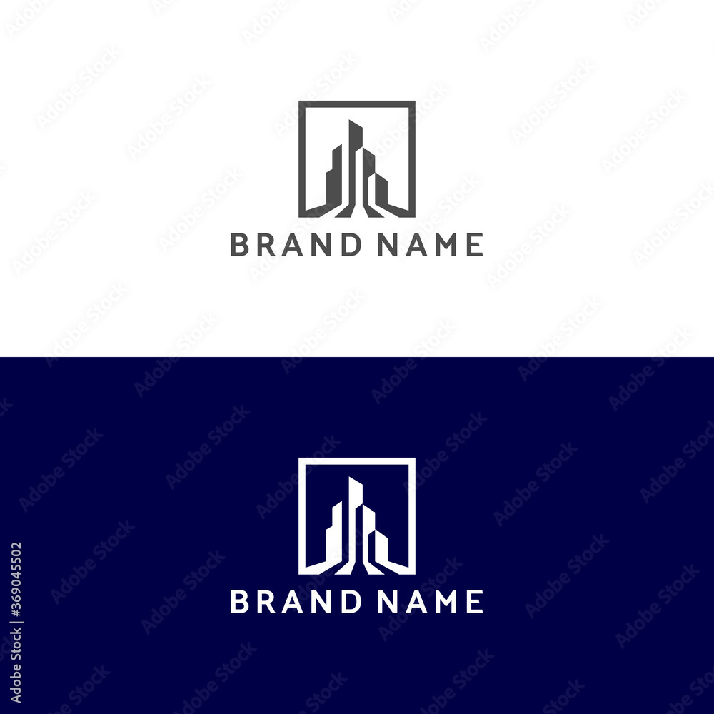 Building city town logo vector designs Stock Vector | Adobe Stock