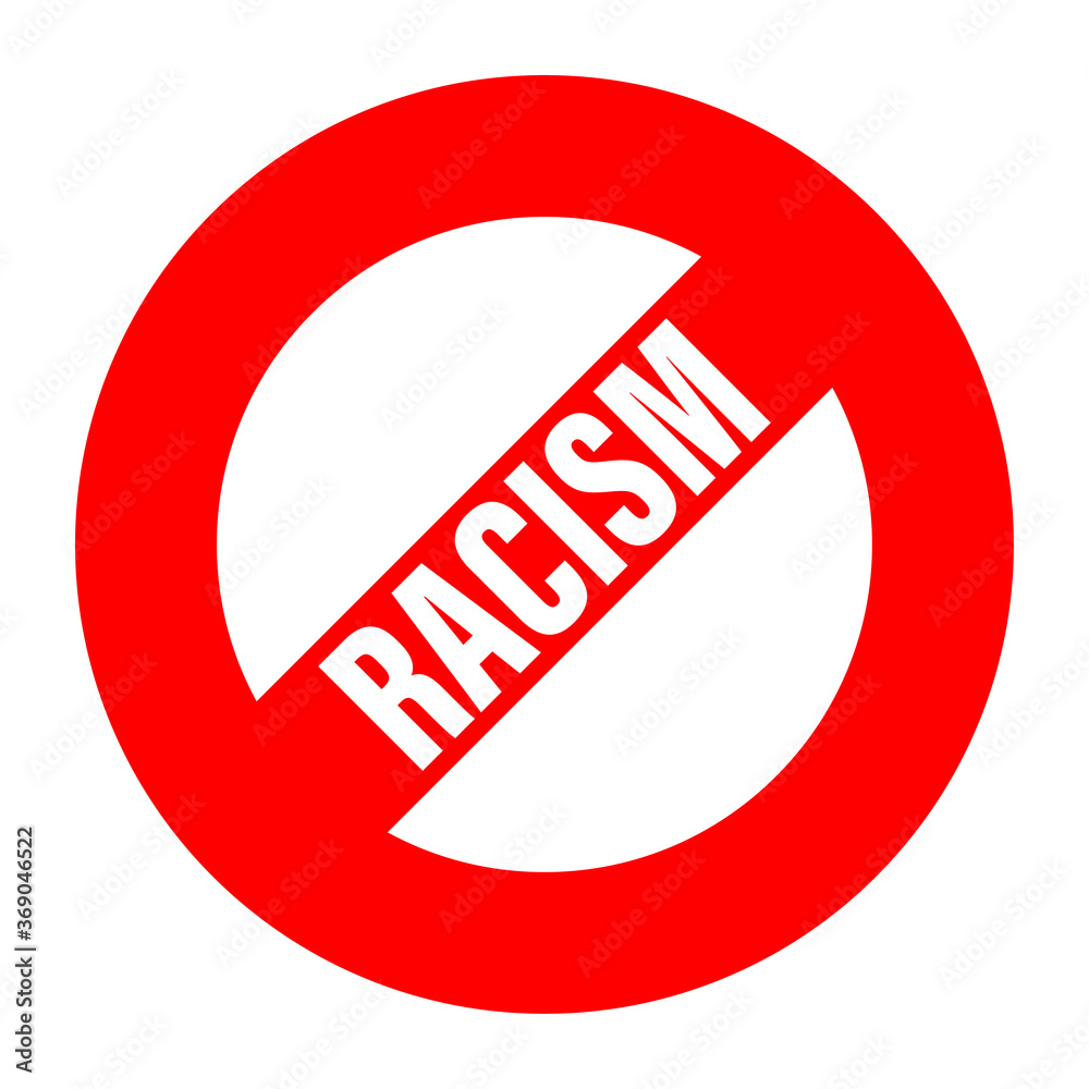 anti racism vector banner. black lives matter. stop racist. racial ...