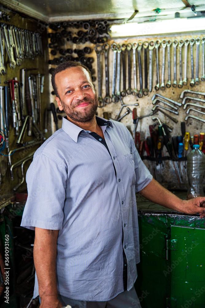Mechanic Shop Stock Photo | Adobe Stock