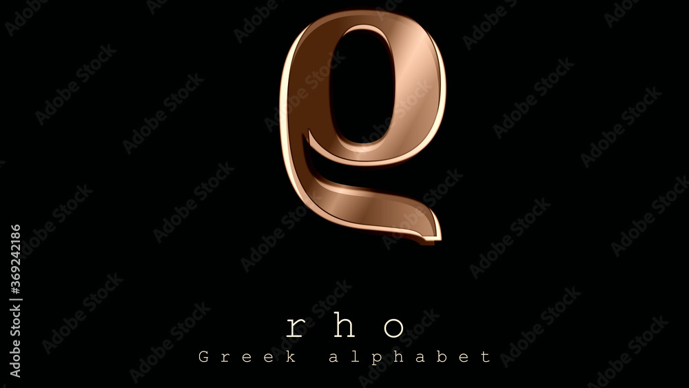 Sign, symbol, lowercase letter of the Greek alphabet, 17th letter. Logo ...