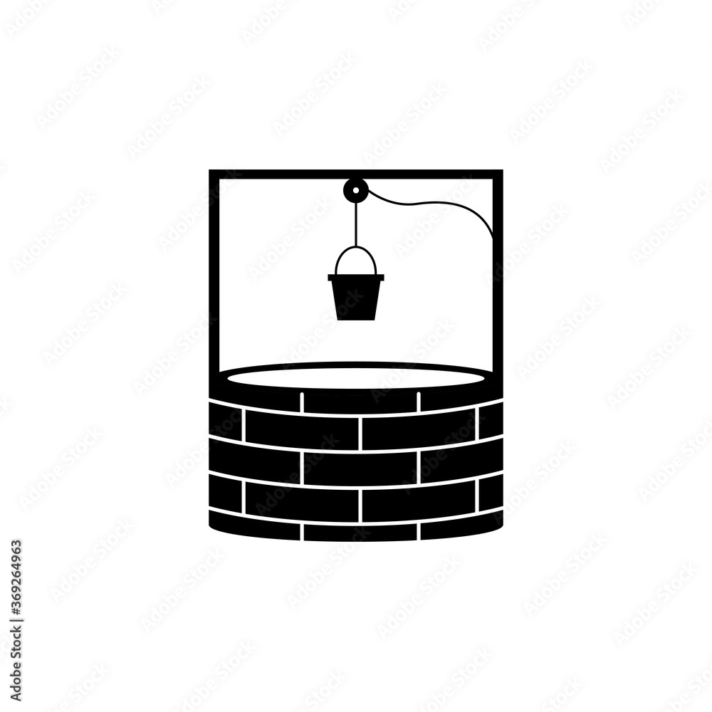water well vector logo icon design template illustration Stock Vector ...