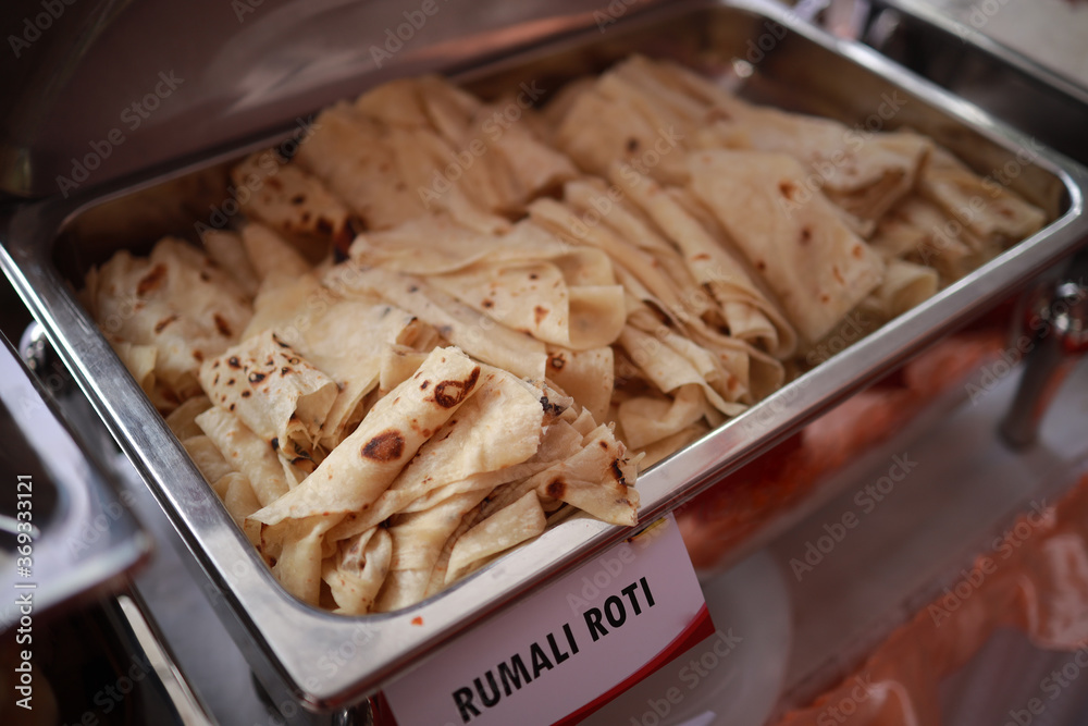 Roti or Chapati a popular traditional indian breakfast food. Stock ...