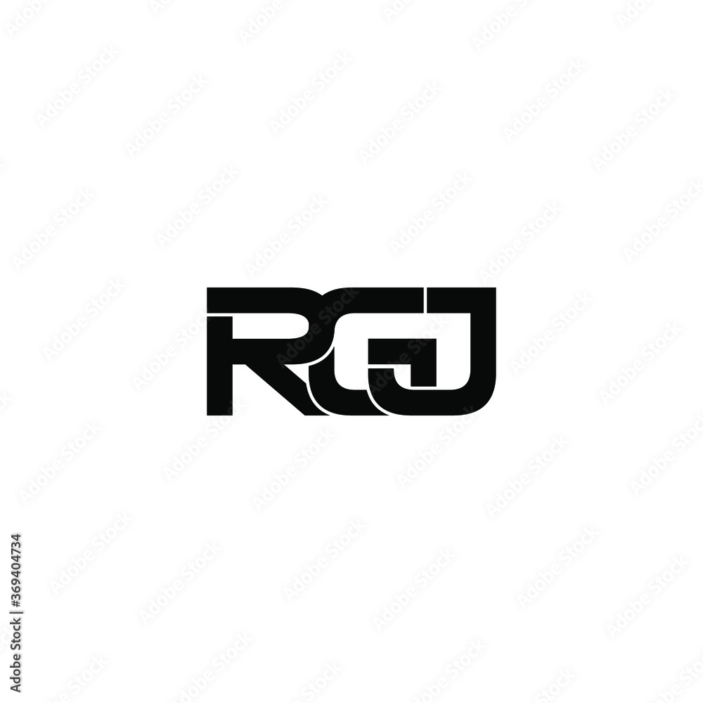 rgj letter original monogram logo design Stock Vector | Adobe Stock