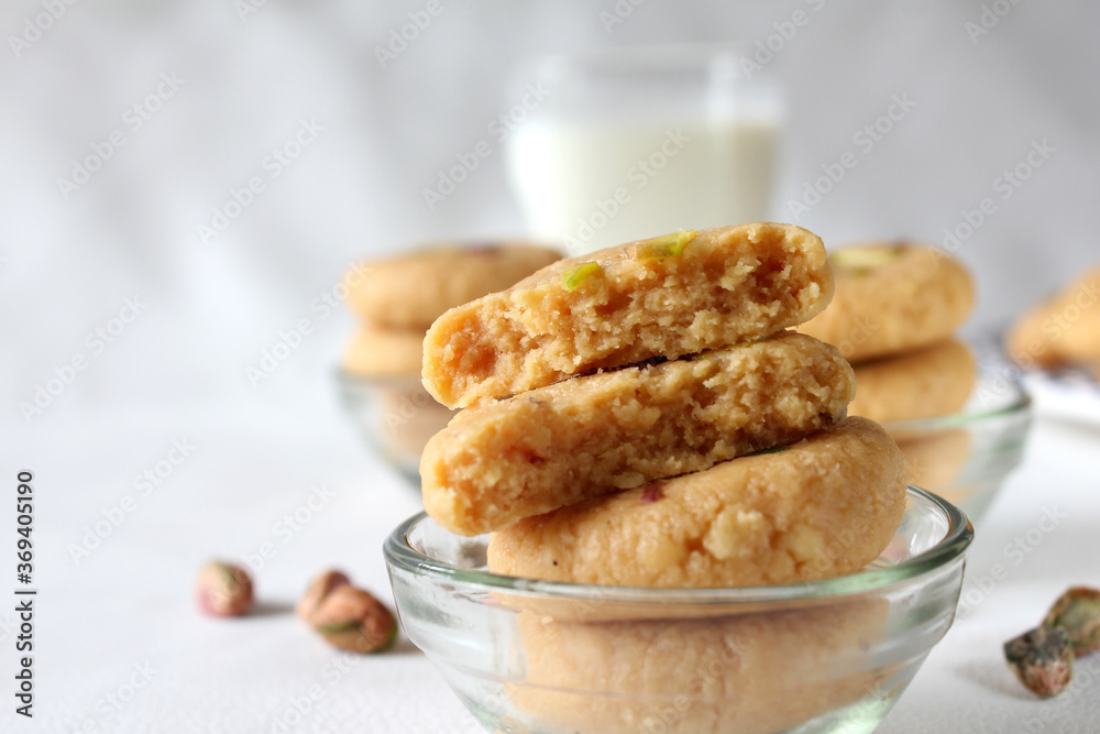 Milk peda is a traditional Indian sweet made from milk or khoya and ...