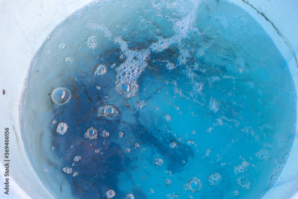 Japanese sea creatures in buckets and baskets just recently caught ...