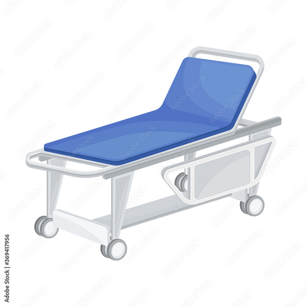 Surgical Table or Operating Table as Medical Equipment Vector ...