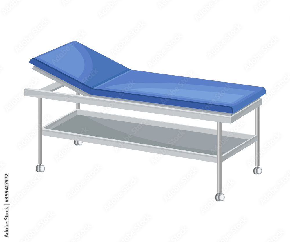 Surgical Table or Operating Table as Medical Equipment Vector ...