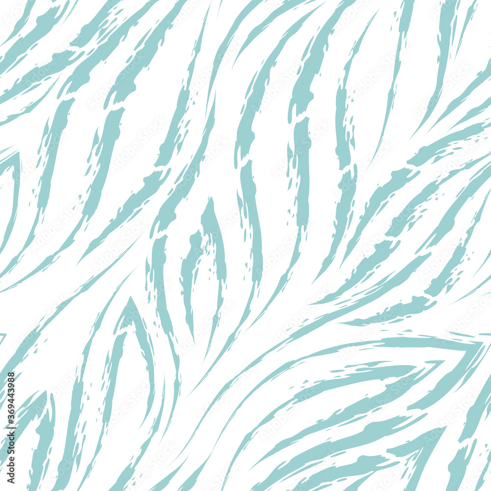 Vector seamless pattern of turquoise lines and corners on a white ...