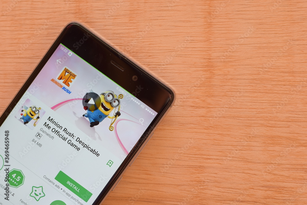 Minion Rush: Despicable Me Official Games dev application on Smartphone ...