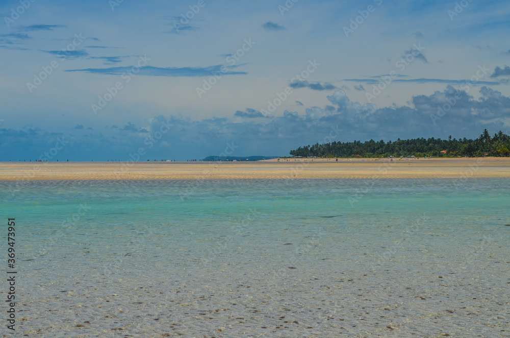 Beautiful beach in Maragogi, located in the northeast of Brazil. This ...