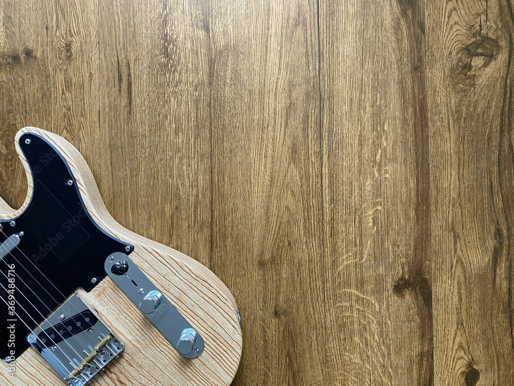 natural electric guitar made from a genuine Ashwood Popular musician on ...