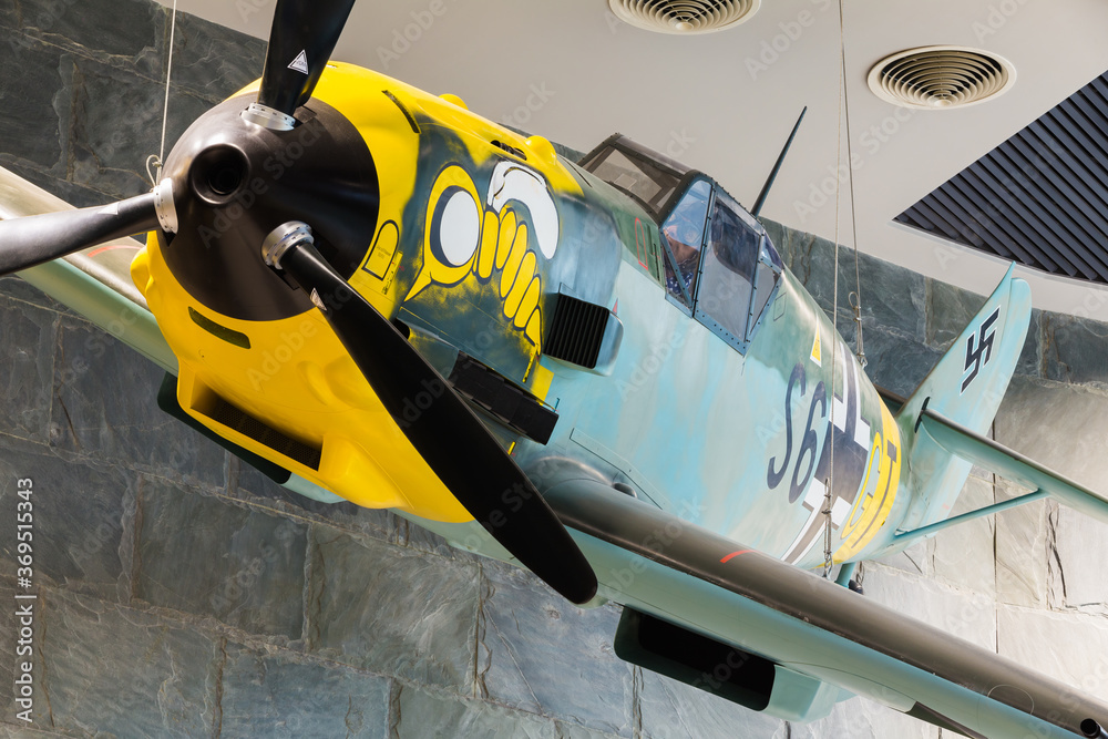 Fighter airplane Me-109 used by Germany in World War II In The ...