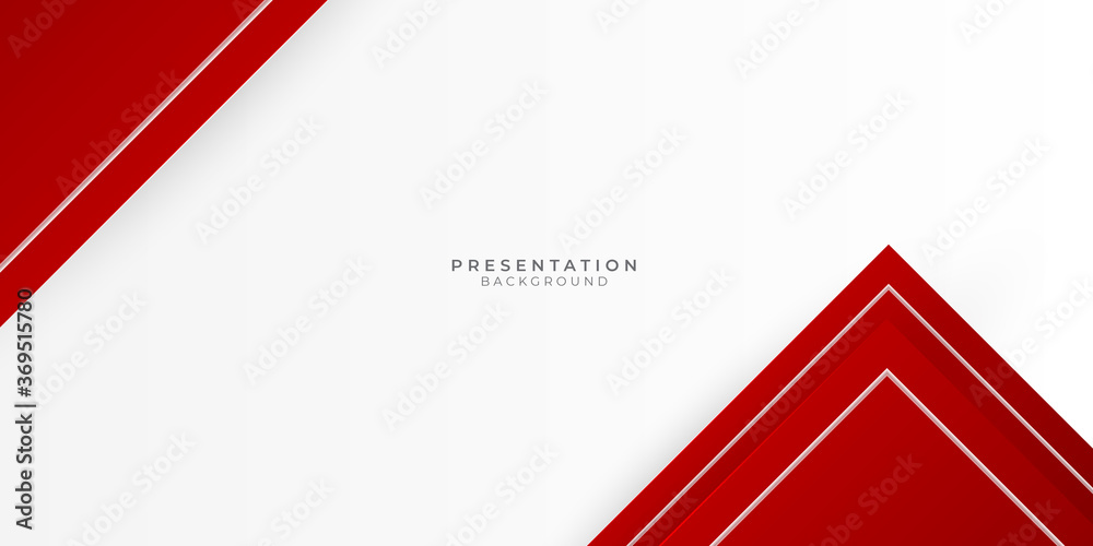 Red presentation templates and infographics elements background. Use ...