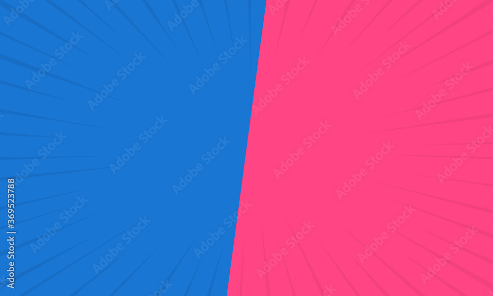 Two color retro background with halftone corners. Summer backdrop in ...