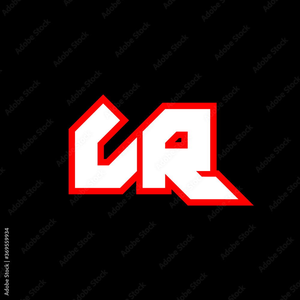 LR logo design, initial LR letter design with sci-fi style. LR logo for ...