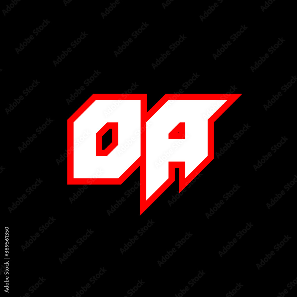 OA logo design, initial OA letter design with sci-fi style. OA logo for ...