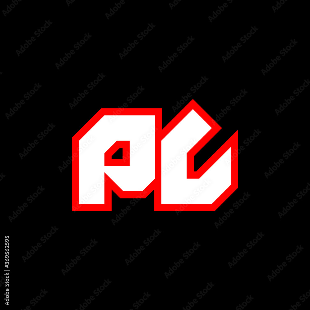 PL logo design, initial PL letter design with sci-fi style. PL logo for ...