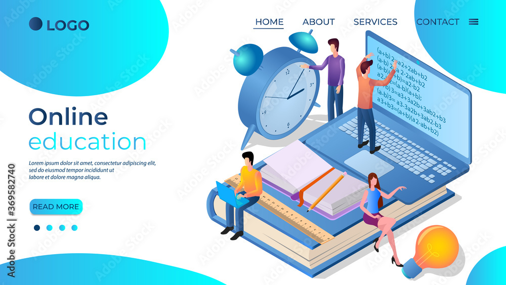 Online education.The concept of an educational web seminar.Organization ...