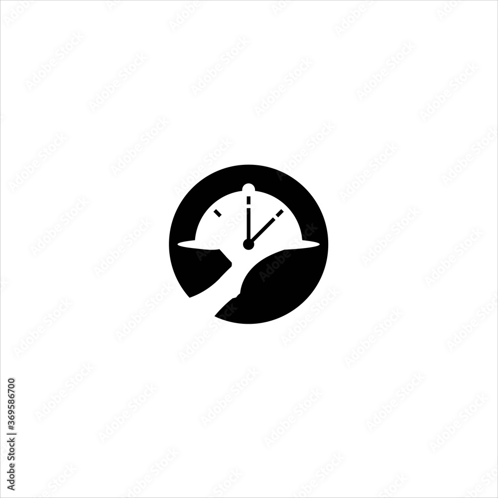 meal time logo design symbol vector image Stock Vector | Adobe Stock