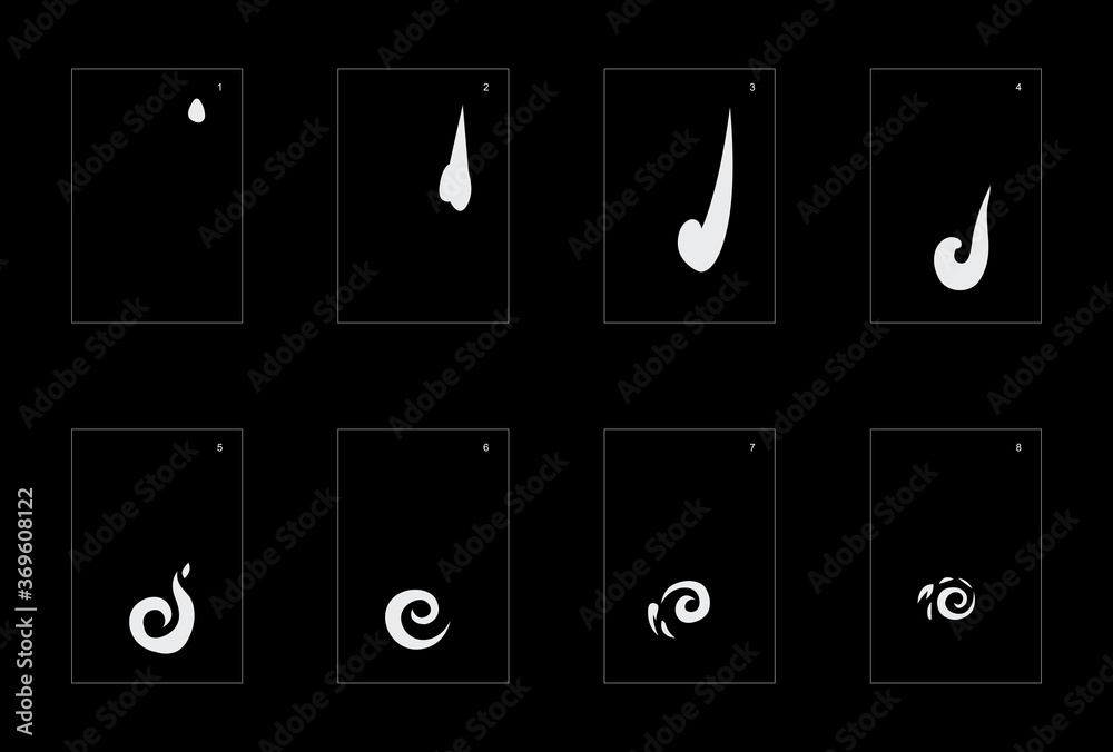 Smoke effect. Smoke animation sprite sheet. Classic smoke effect ...