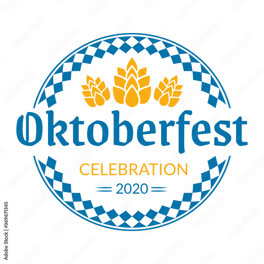 Oktoberfest logo, badge or label set. Beer festival poster or banner ...