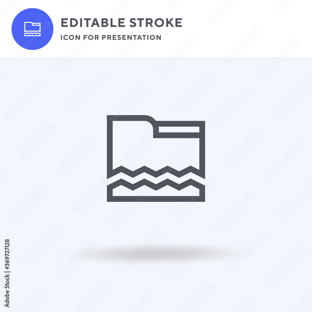 Corrupt File icon vector, filled flat sign, solid pictogram isolated on ...