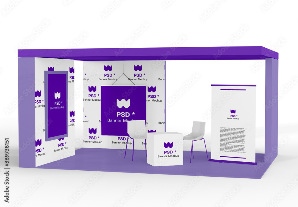 Stand Mockup Stock Template | Adobe Stock