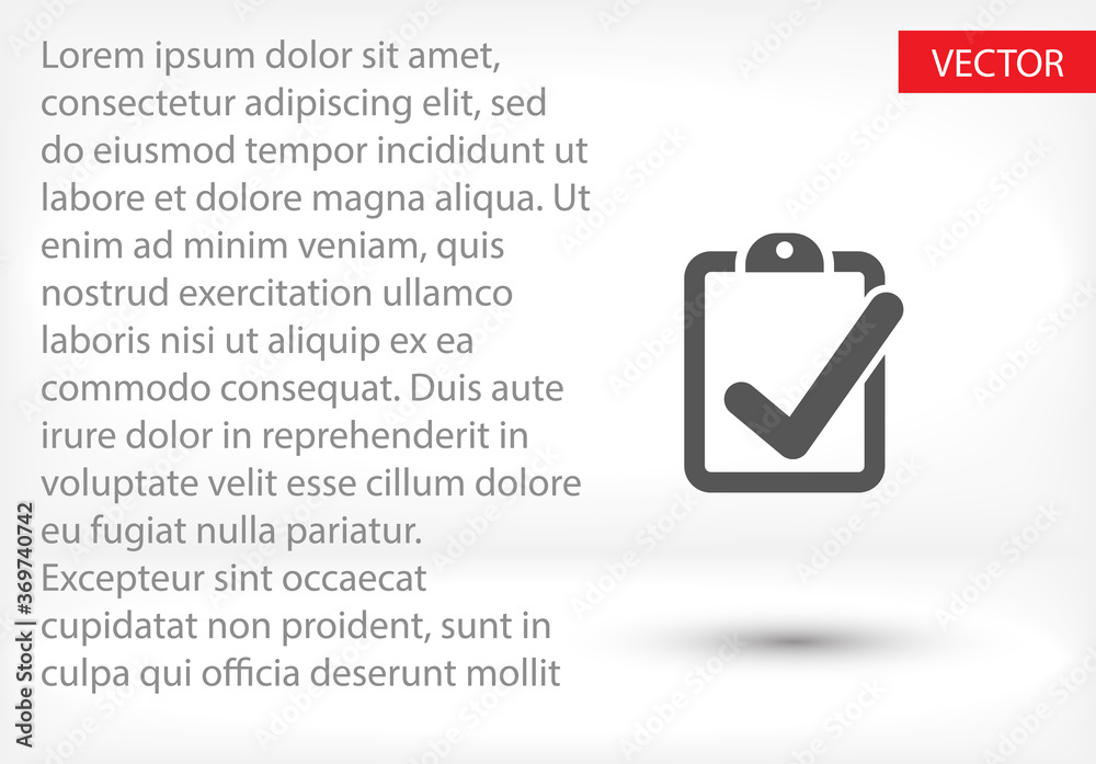 notebook. note sheet. medical form to fill out with a check mark. Form ...