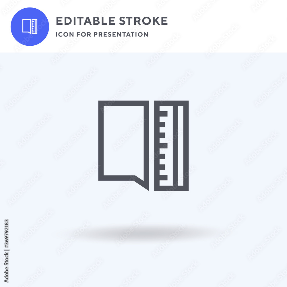 Concision icon vector, filled flat sign, solid pictogram isolated on ...