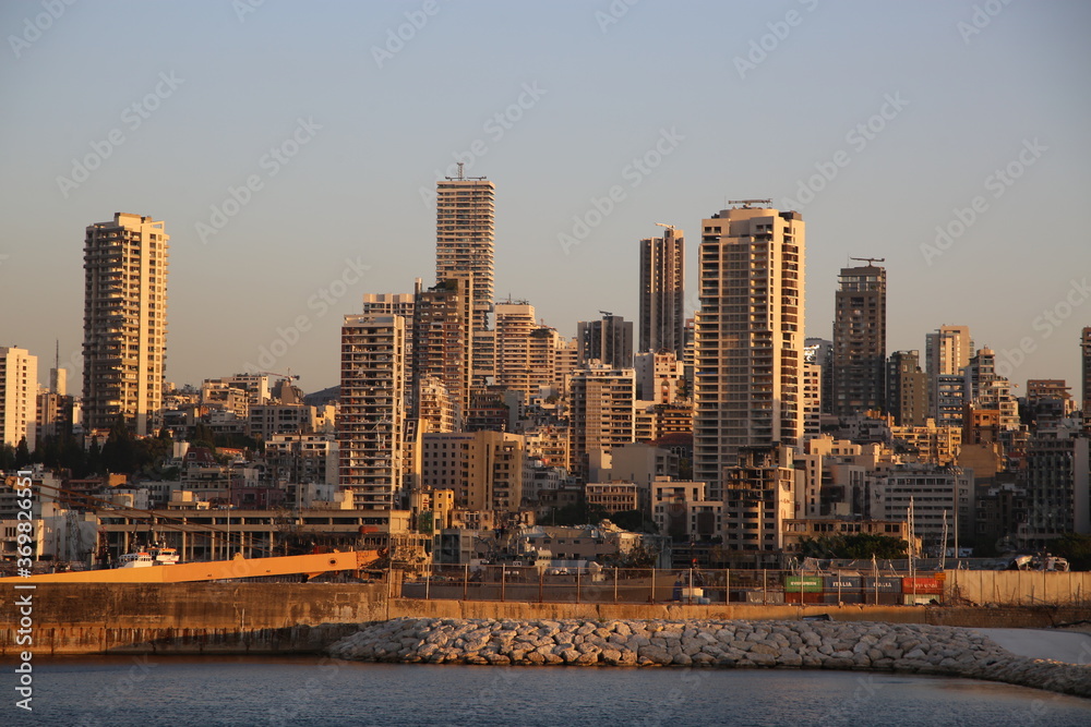 Beirut destruction after the tragic explosion happened in Port of ...