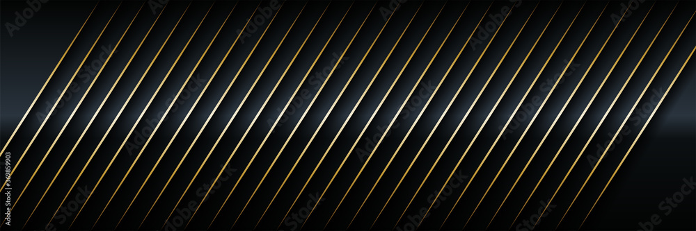 Vector illustration of Modern abstract black paper realistic layered ...