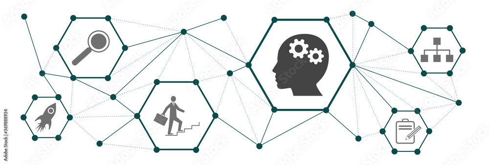 Concept of project management Stock Illustration | Adobe Stock