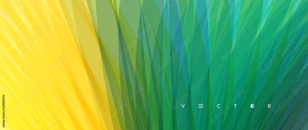 Fresh grass. Herbal growth overlay. Abstract background with dynamic ...