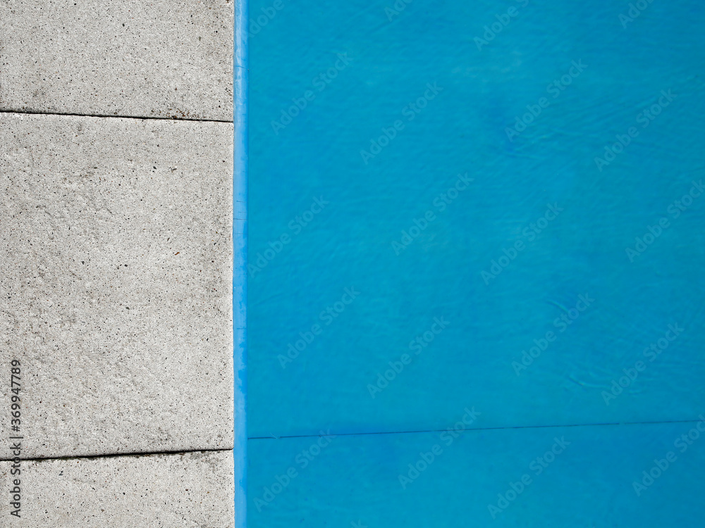 edge of swimming pool, top view, background Stock Photo | Adobe Stock