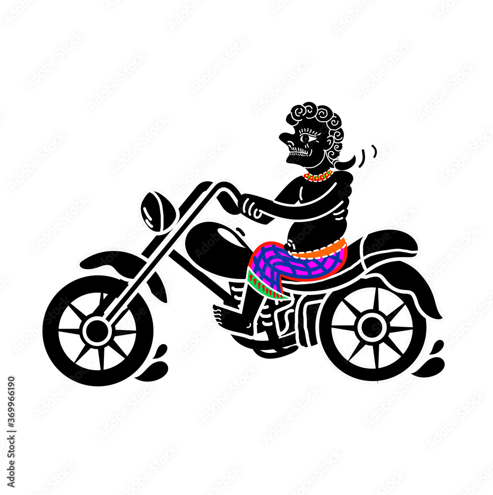 Logo Thai southern style food with Thai shadow puppet vector Stock ...