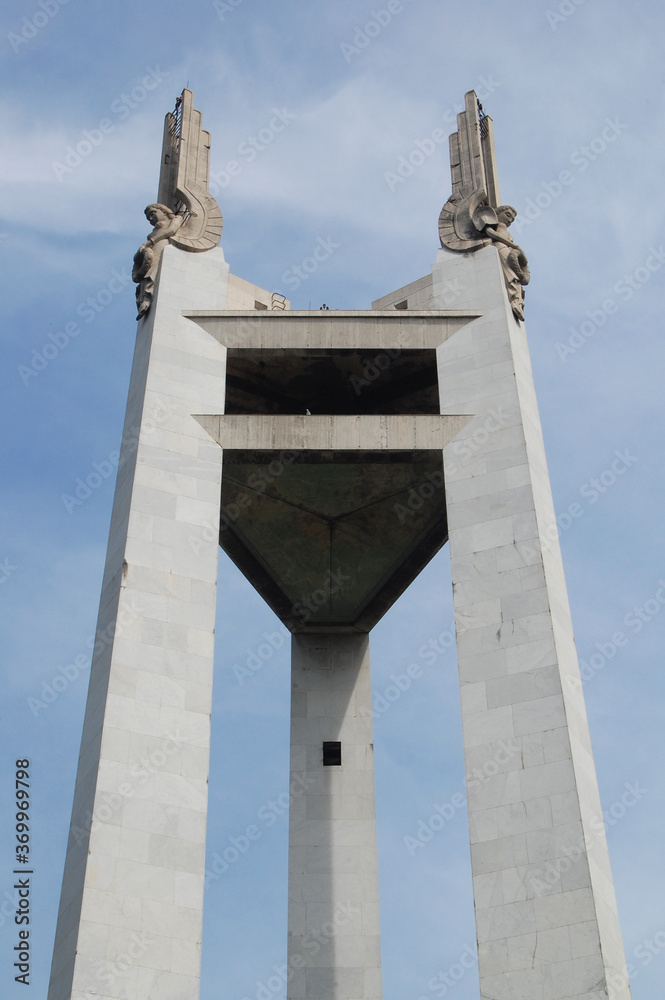 Quezon Memorial Circle Shrine in Quezon City, Philippines Stock Photo ...