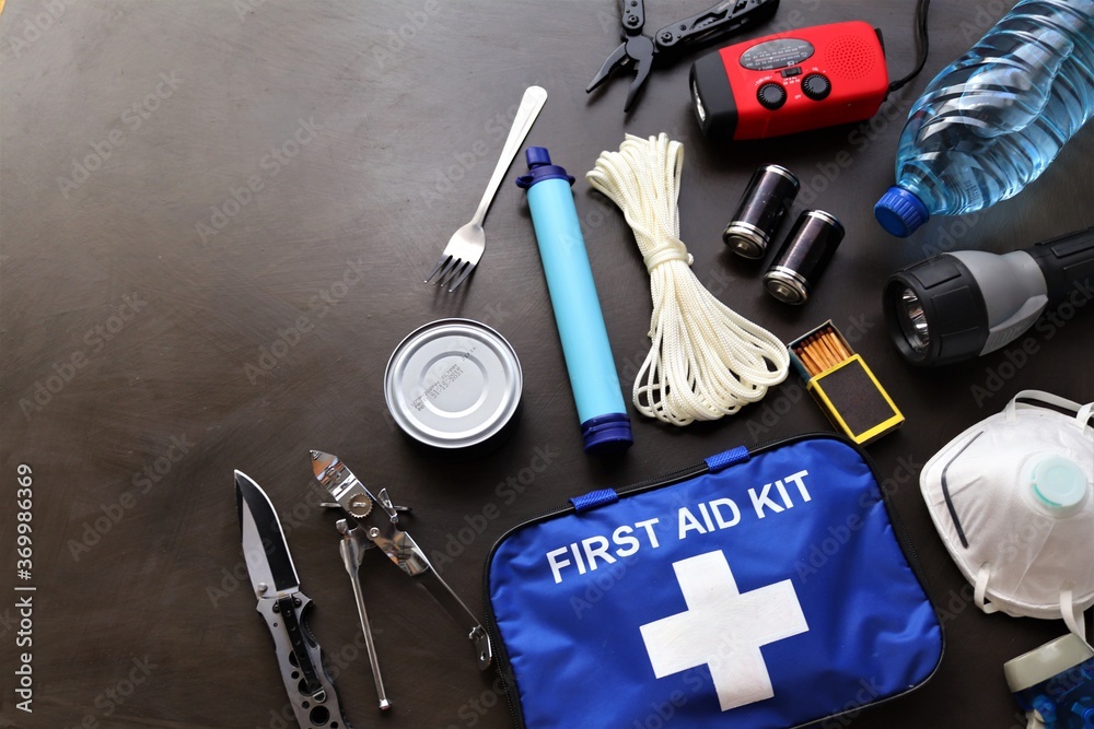 A survival kit is useful to have in the event of an emergency such as ...