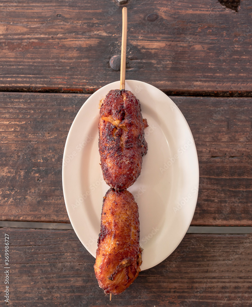 Banana cue or Banana Q is a popular snack food or street food in the ...