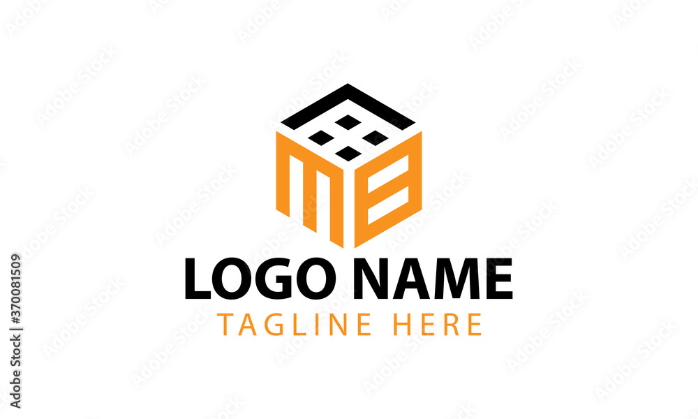 Cube MB letter logo. Property and Construction MB Logo design for ...