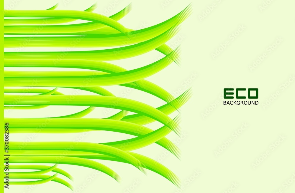 Green eco friendly backgrounds with leaf patterns for business posts ...