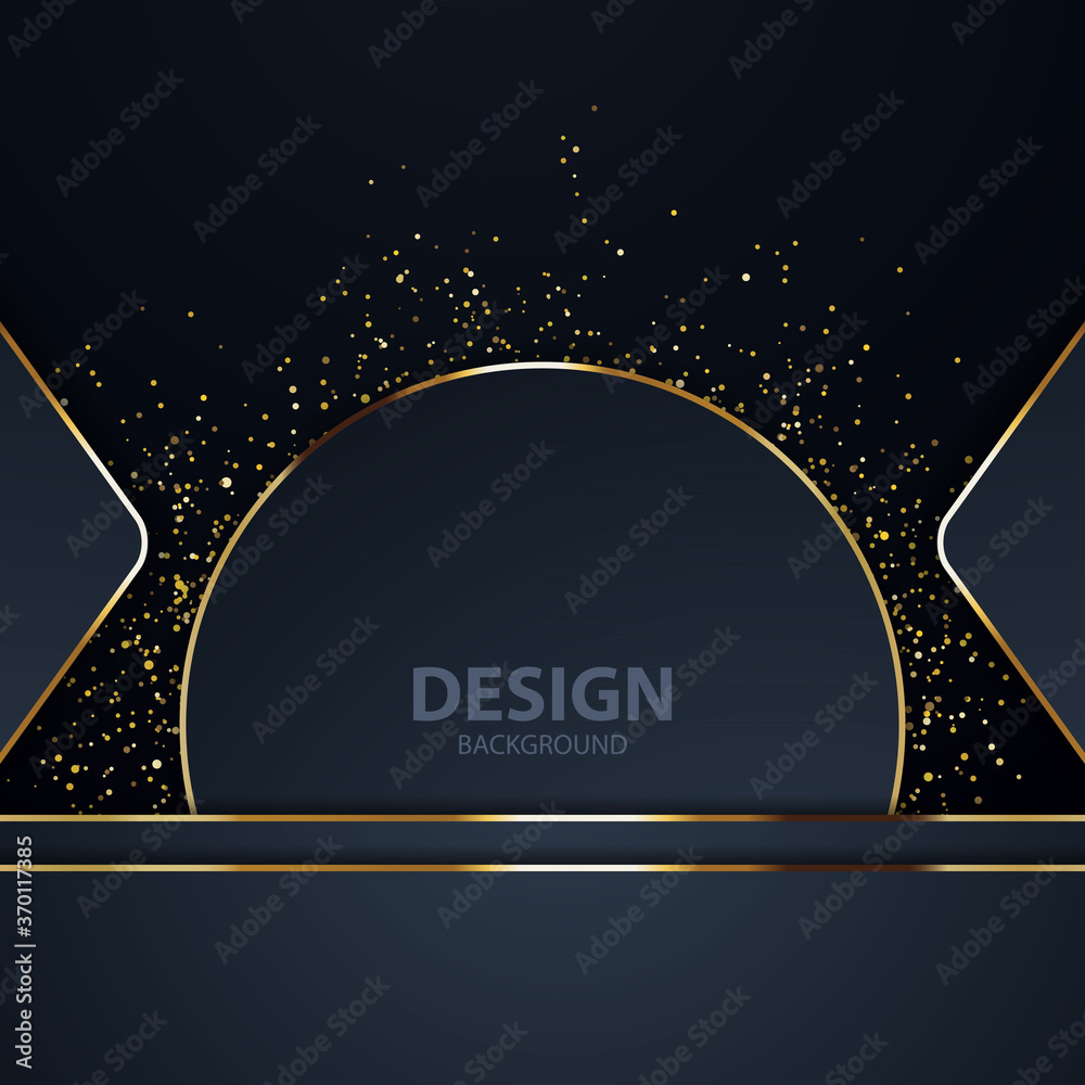 gold banner Abstract vector background board for text and message ...