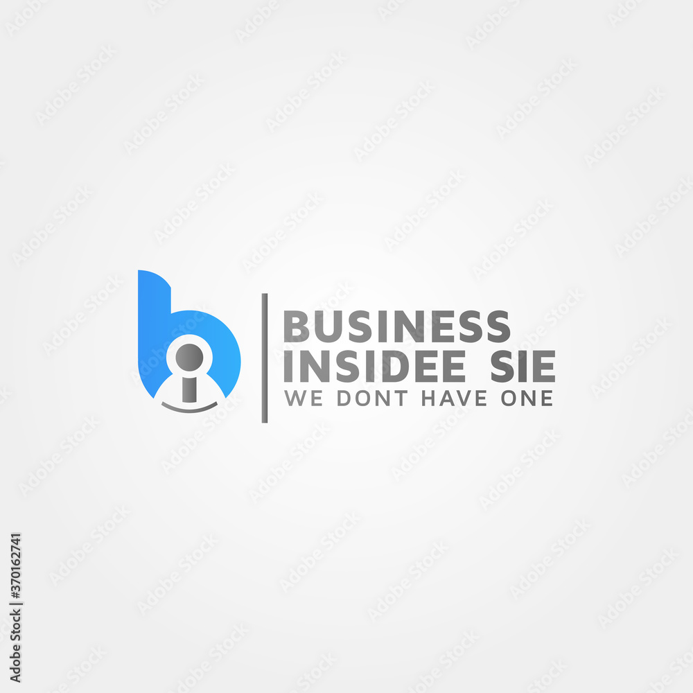 letter bi logo design template idea and inspiration Stock Vector ...